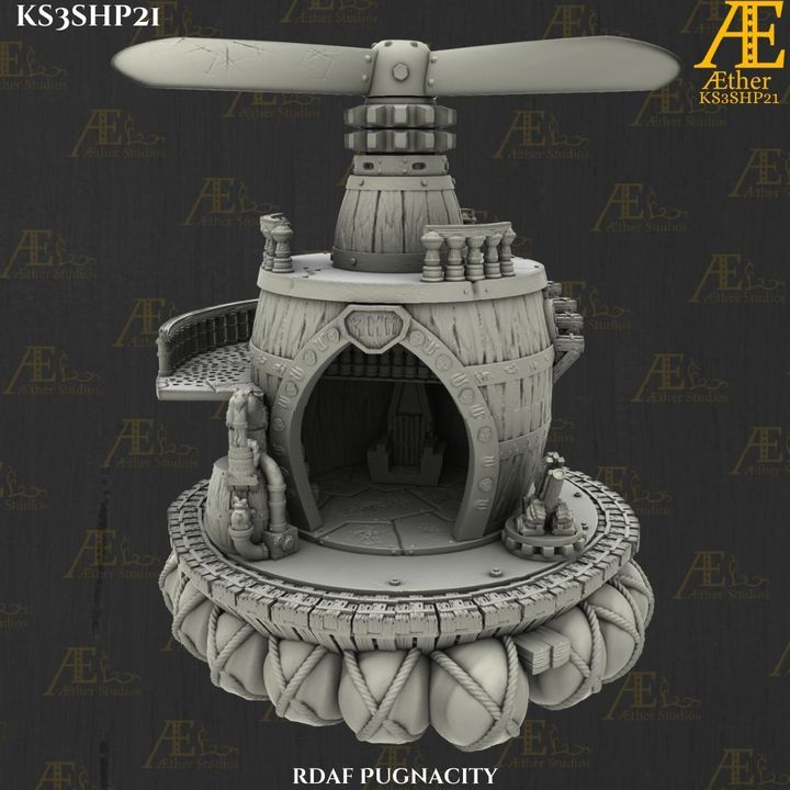 3D Printable KS3SHP21 - RDAF Pugnacity by Aether Studios