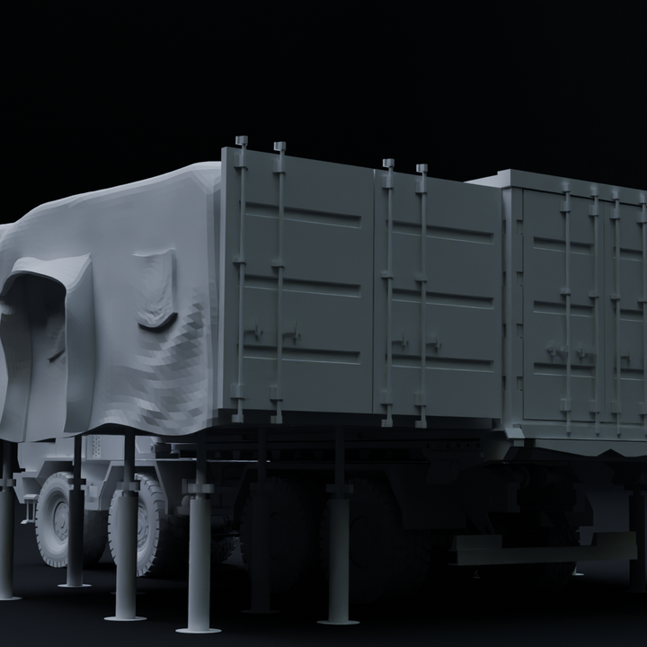 3D Printable French Iveco M320 Elytron mobile command post by The ...