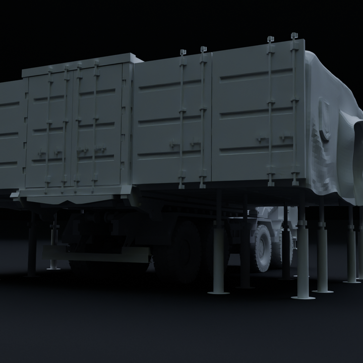 3D Printable French Iveco M320 Elytron mobile command post by The ...