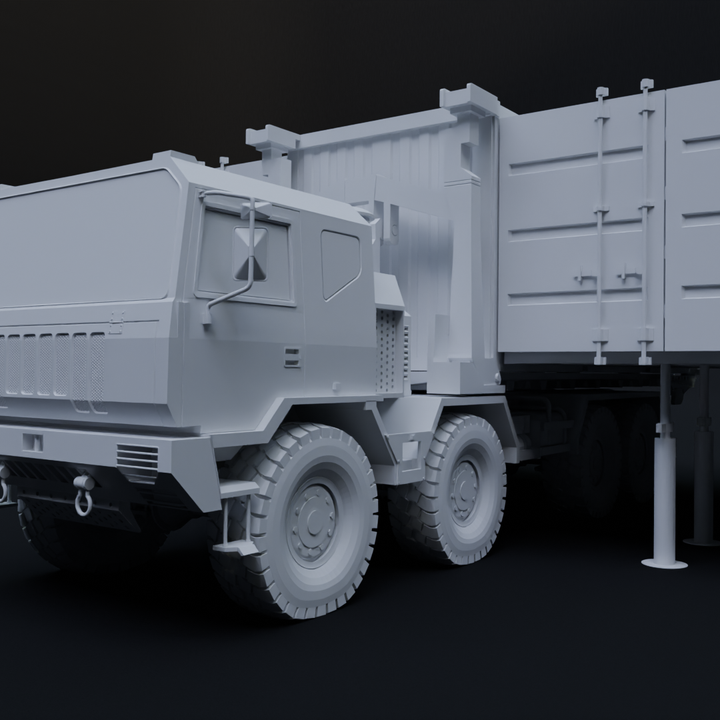 3D Printable French Iveco M320 Elytron mobile command post by The ...