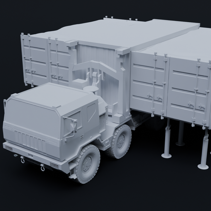 3D Printable French Iveco M320 Elytron mobile command post by The ...