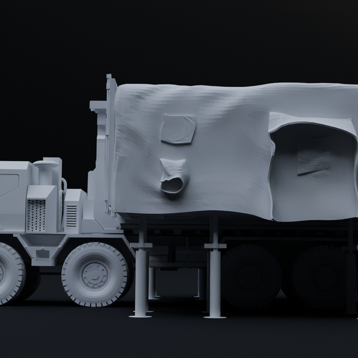 3D Printable French Iveco M320 Elytron mobile command post by The ...