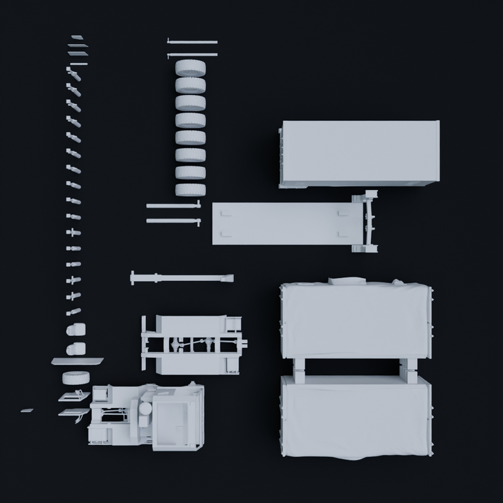 3D Printable French Iveco M320 Elytron mobile command post by The ...