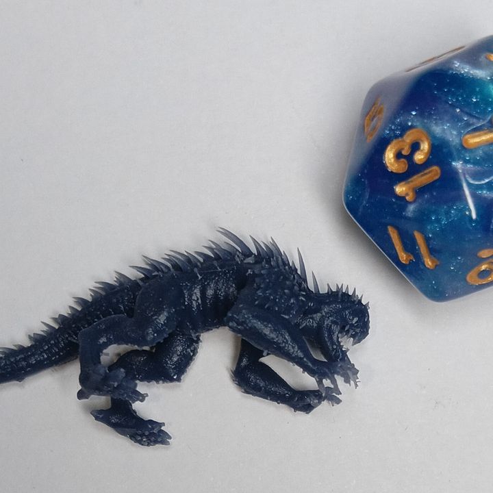 3D Printable Chupacabra by Armoured Up Minis