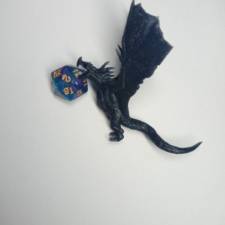 3D Printable Flame Drake by Armoured Up Minis
