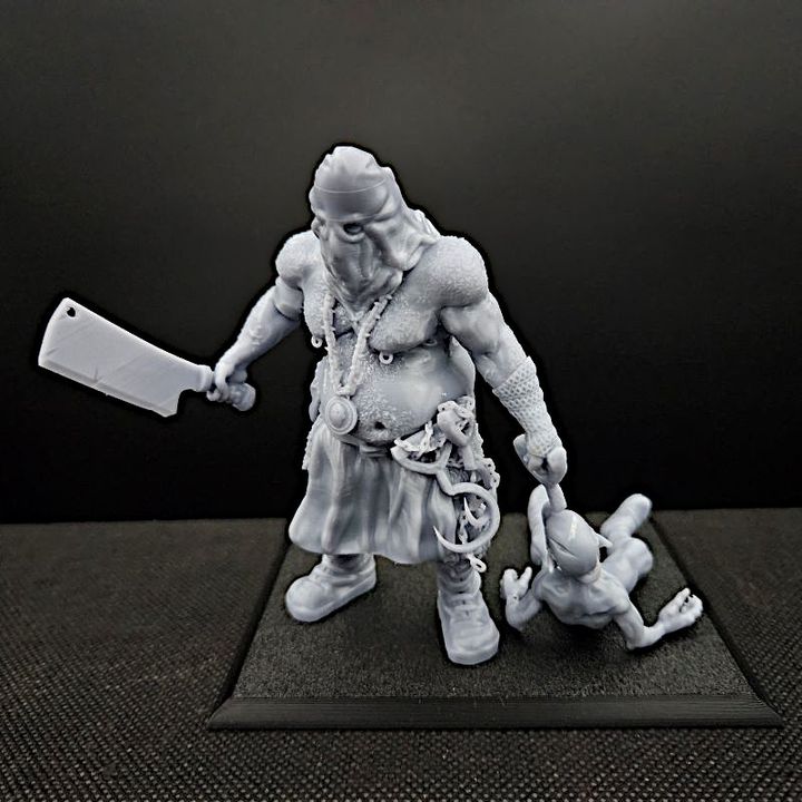 3D Printable Big butcher by Figures3d