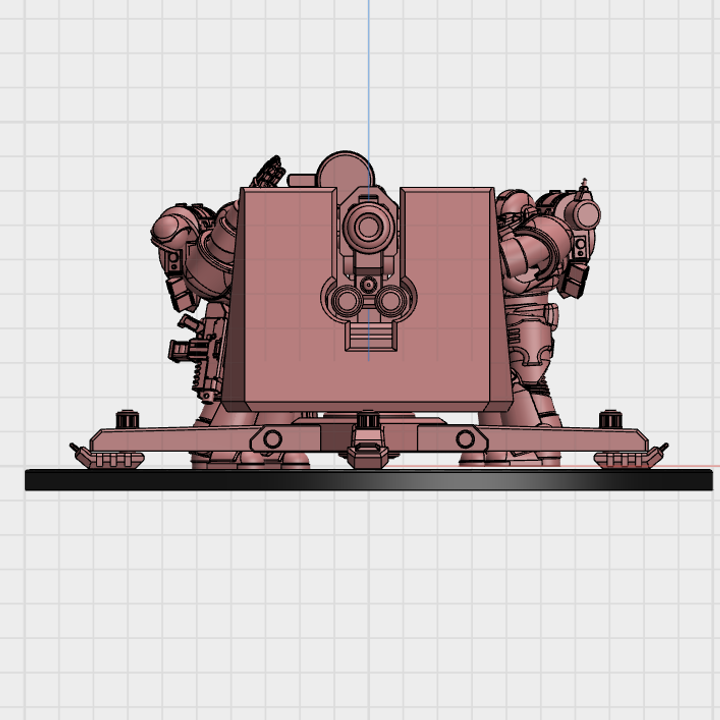 3D Printable P.A.S Heavy Weapon Platform - Autocannon by Mark Hazell