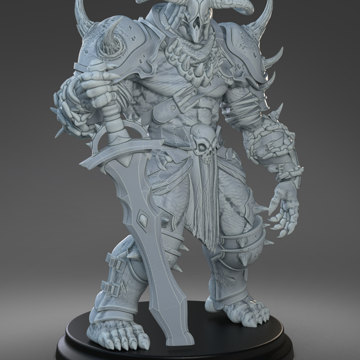 3D Printable BEAST MASTER 04 (THE BEAST) by BROKEN SWORD MINIATURES