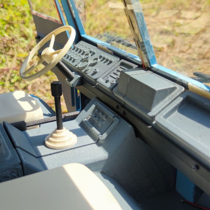 3D Printable Crawler V306 Cab SCX6 - 1/6 RC body by Ian Jim