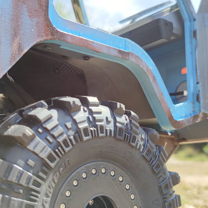 3D Printable Crawler V306 Cab SCX6 - 1/6 RC body by Ian Jim