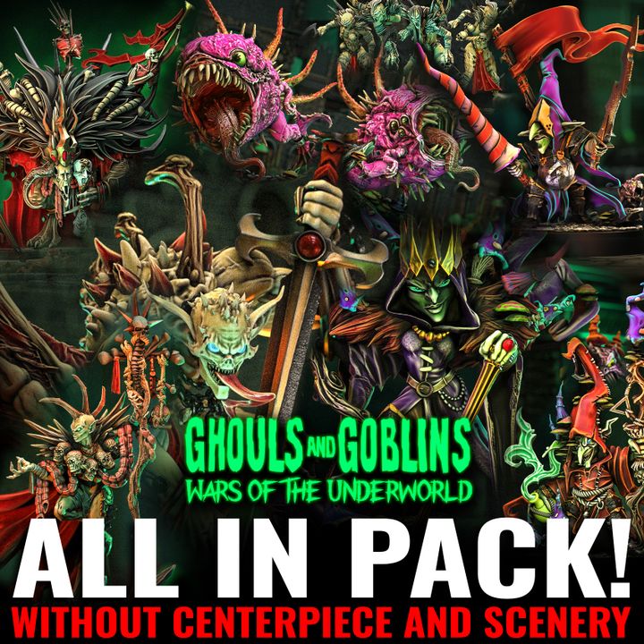 3D Printable Ghouls and Goblins: Wars of the Underworld (without ...