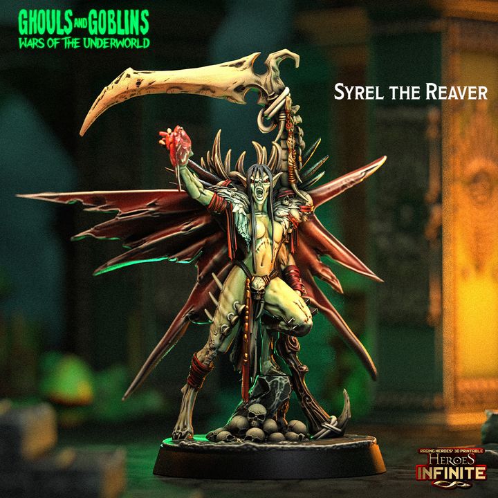 3D Printable Syrel, the Reaver by Heroes Infinite