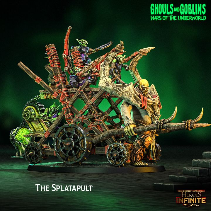 3D Printable The Splatapult by Heroes Infinite