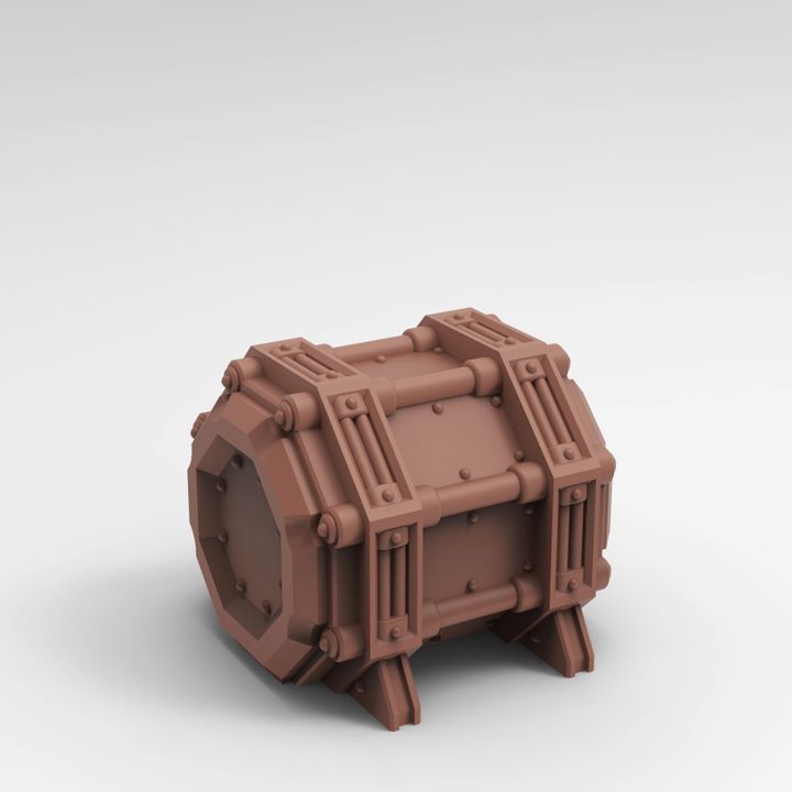 3D Printable Toxic Waste Tank by Tesseract Tomb