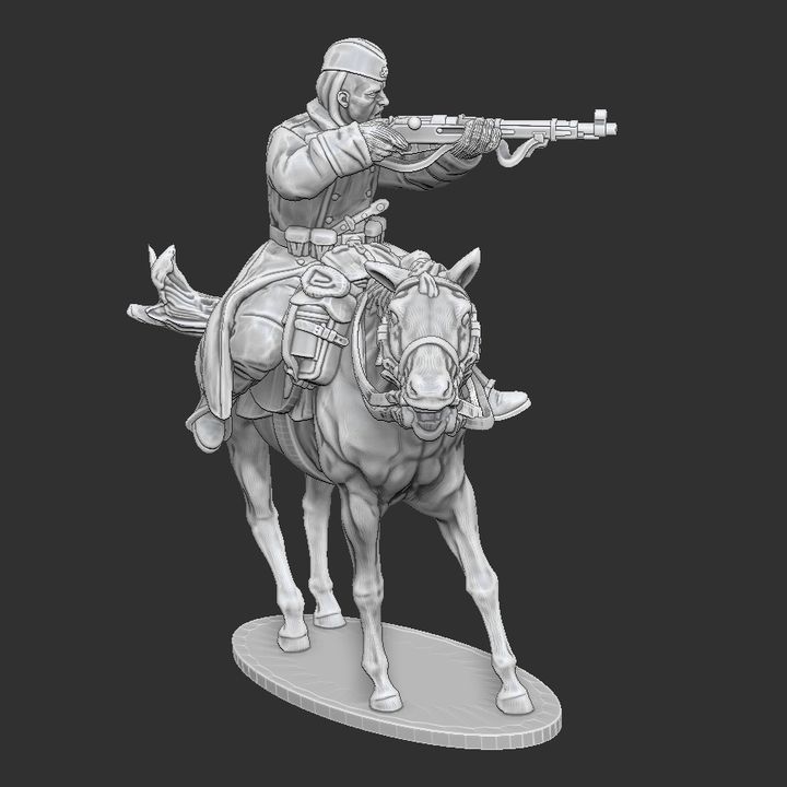 3D Printable Late War German Cavalry - trophy weapons by Propylene Foliescu