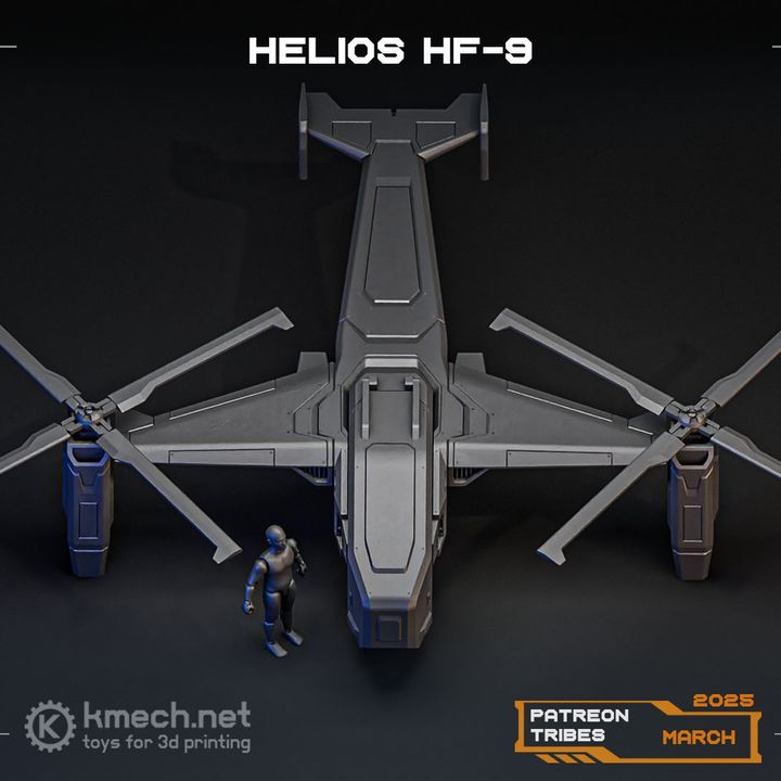 3D Printable HELIOS aircraft by Kmech
