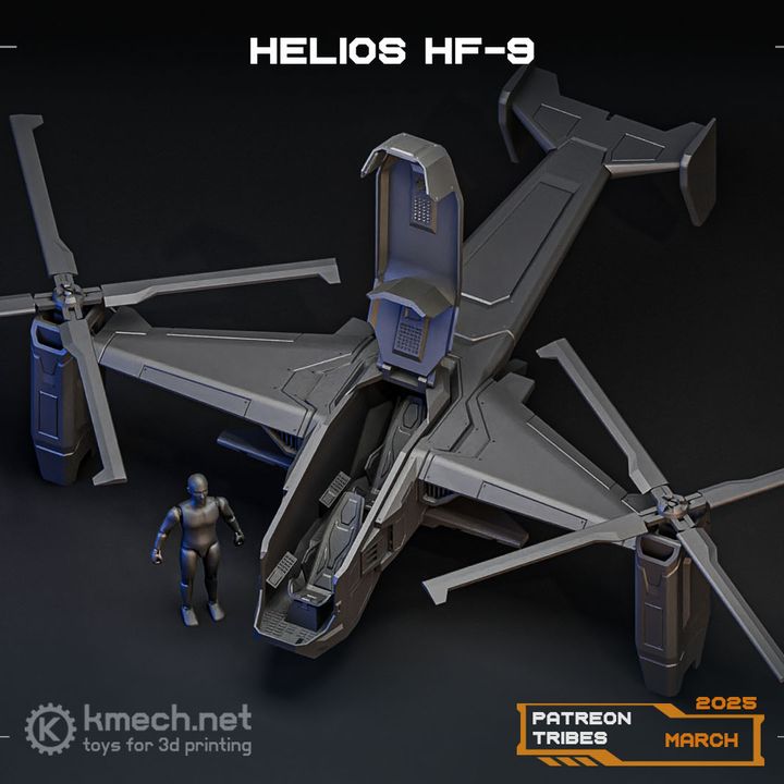 3D Printable HELIOS aircraft by Kmech