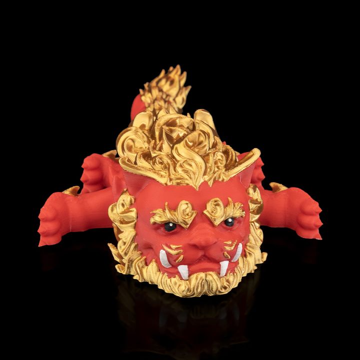 3D Printable Foo Lion by Stlflix