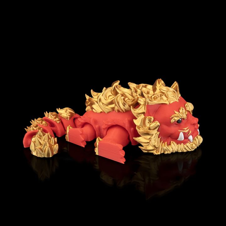3D Printable Foo Lion by Stlflix