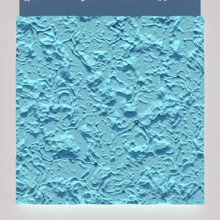 3D Printable Texture Roller - Trench Ground A by Terrain Trove