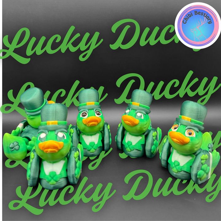 3D Printable Lucky Ducky Flexi by ChibiBestiary