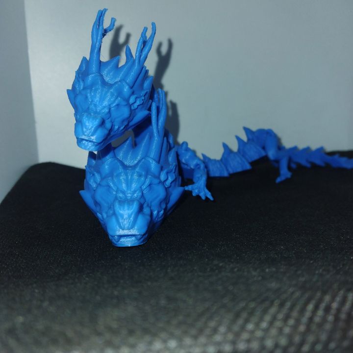 3D Printable Majestic Eastern Dragon – Articulated Flexi by GALAXIARUM 3D