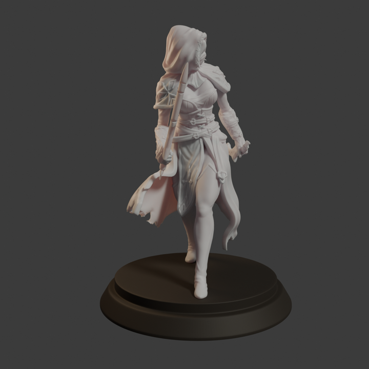 3D Printable Human Female Rogue by Tenda Orc Studio