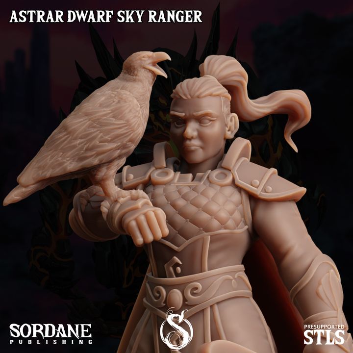 3D Printable Astrar Dwarf Sky Ranger by Sordane Publishing