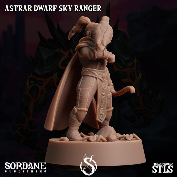 3D Printable Astrar Dwarf Sky Ranger by Sordane Publishing