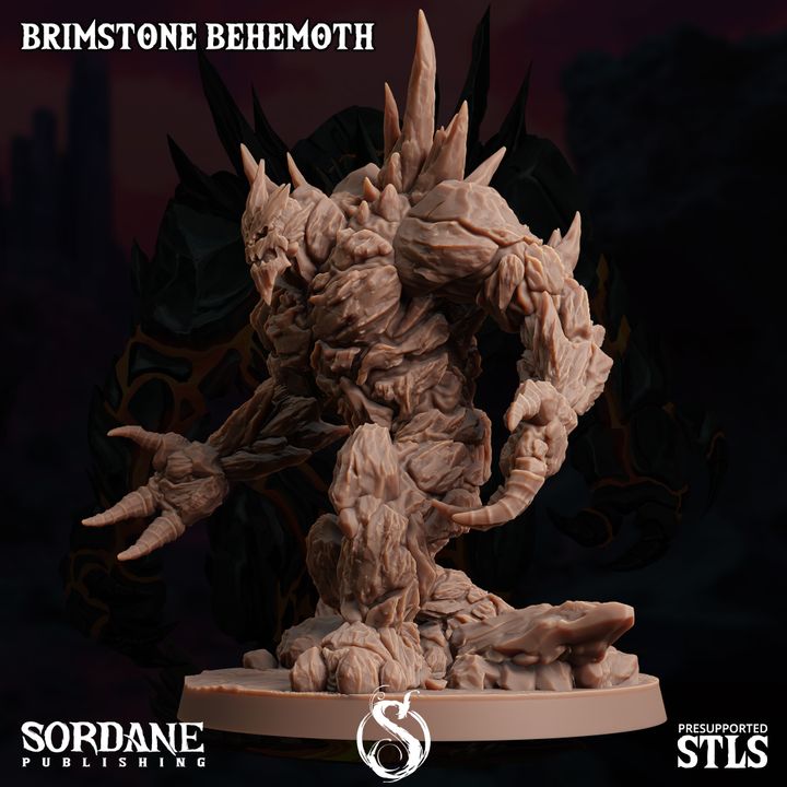 3D Printable Brimstone Behemoth by Sordane Publishing