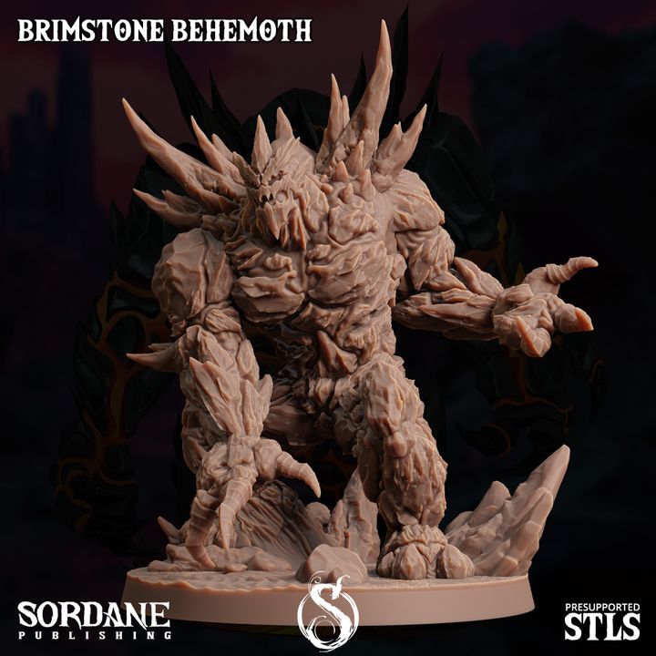 3D Printable Brimstone Behemoth by Sordane Publishing