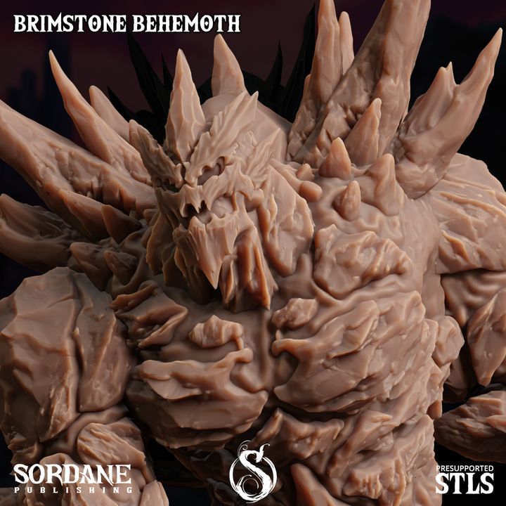 3D Printable Brimstone Behemoth by Sordane Publishing