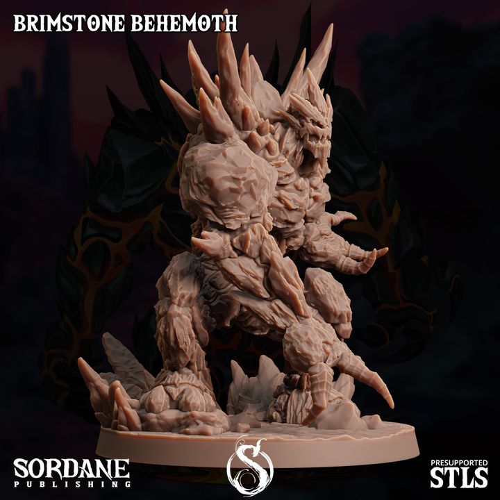 3D Printable Brimstone Behemoth by Sordane Publishing