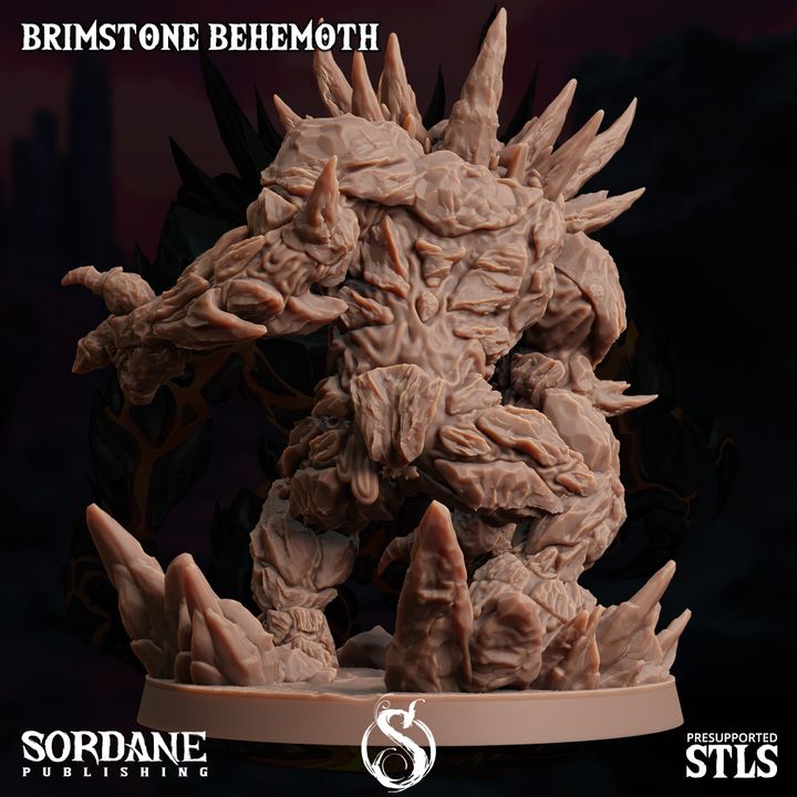 3D Printable Brimstone Behemoth by Sordane Publishing