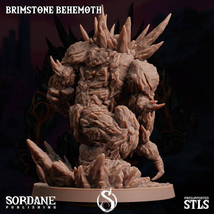 3D Printable Brimstone Behemoth by Sordane Publishing