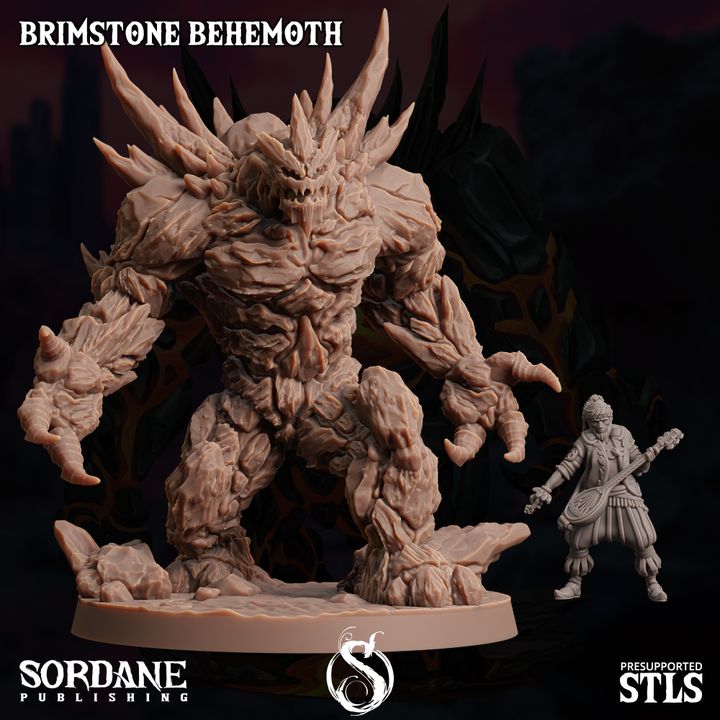 3D Printable Brimstone Behemoth by Sordane Publishing