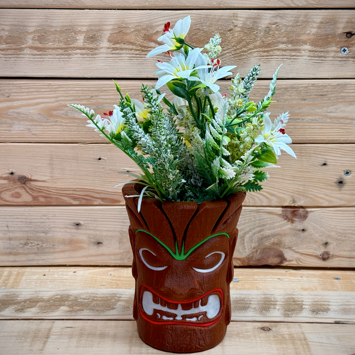 3D Printable TIKI Pot by ENIQUE3D