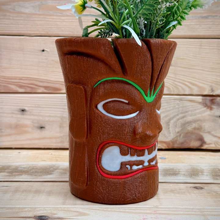 3D Printable TIKI Pot by ENIQUE3D