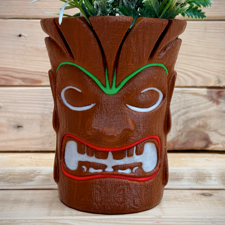 3D Printable TIKI Pot by ENIQUE3D