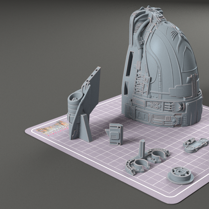 3D Printable WarTrain - Fury Express - Railway Interceptor (FDM Support ...