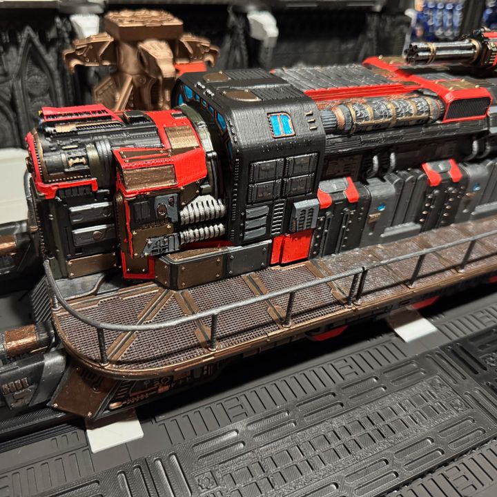 3D Print of WarTrain - Bastion Engine - Defense Tug (FDM Support-Free ...