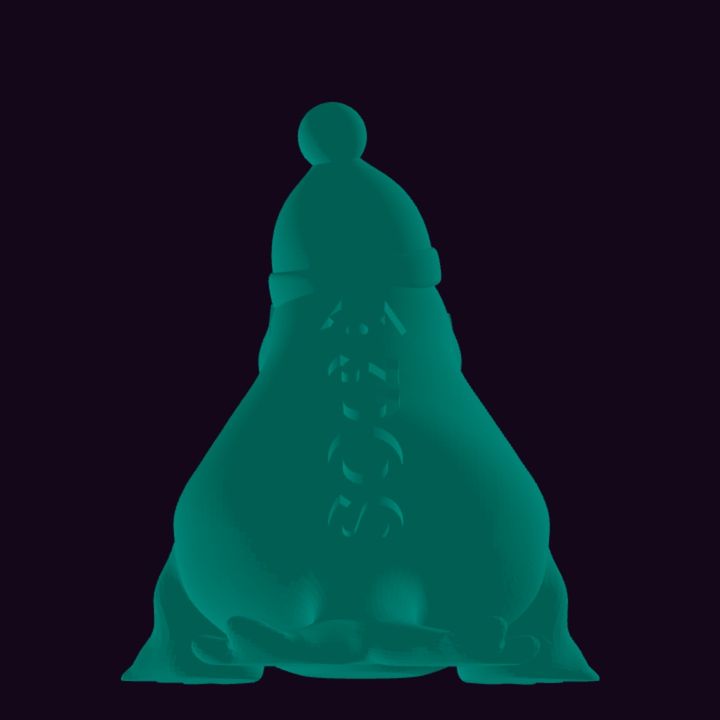 3D Printable Walrus x sui network by Workhardformymother