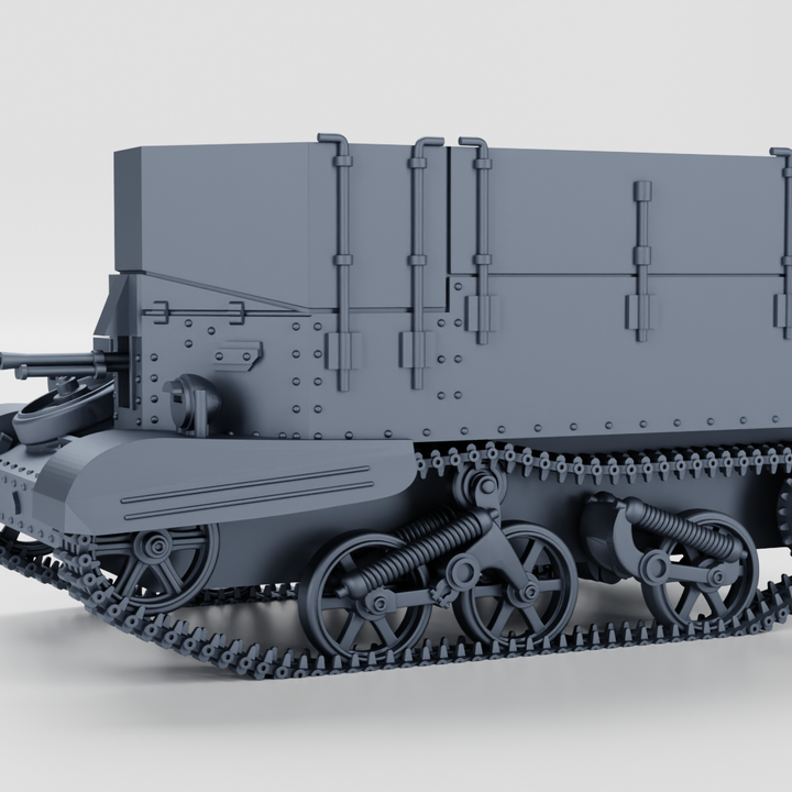 3D Printable Canadian Universal Carrier (deep wading) (D-Day, WW2) by ...