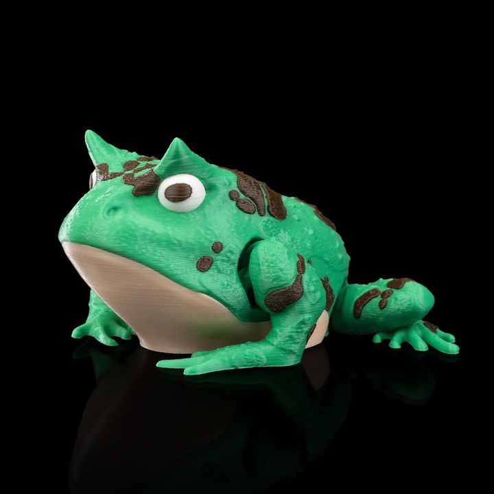 3D Printable Harold, the Horned Frog by Stlflix