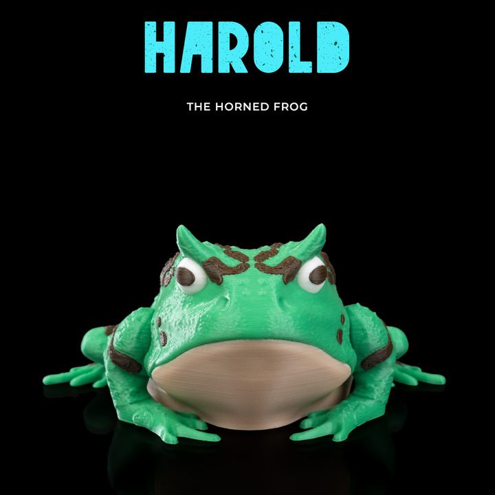 3D Printable Harold, the Horned Frog by Stlflix