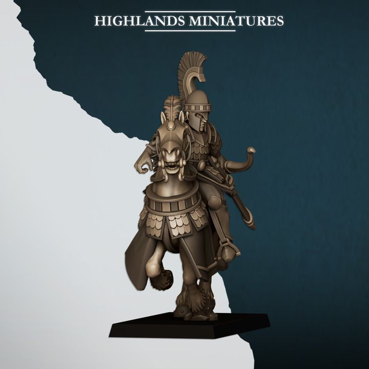 3D Printable Aegean Sea Hippeis - Highlands Miniatures by Highlands ...