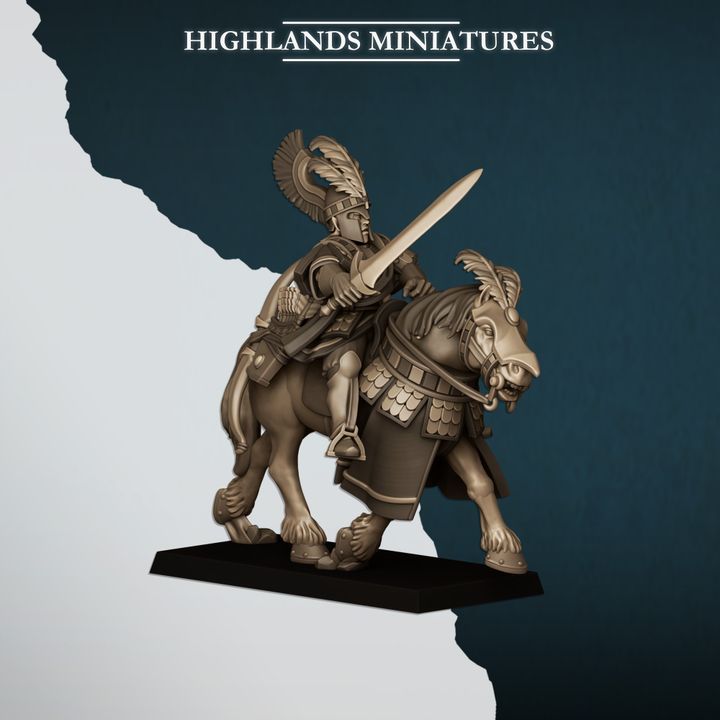 3D Printable Aegean Sea Hippeis - Highlands Miniatures by Highlands ...