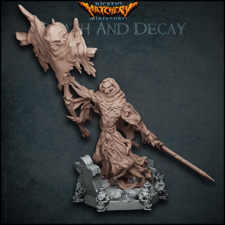 3D Printable Hollow One 07, Standard-bearer | DEATH & DECAY by Nickey's ...