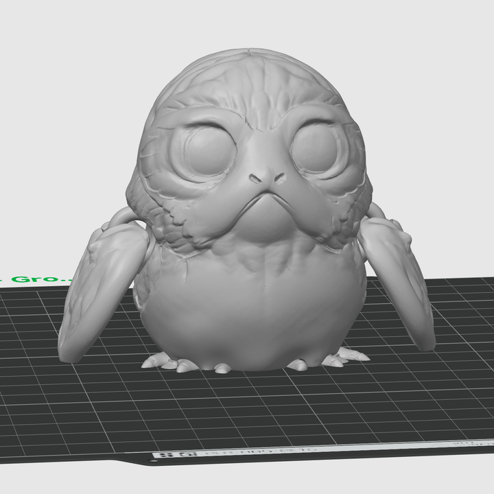 3D Printable Grower Porg - Star Wars Collectible Figurine - No Supports ...