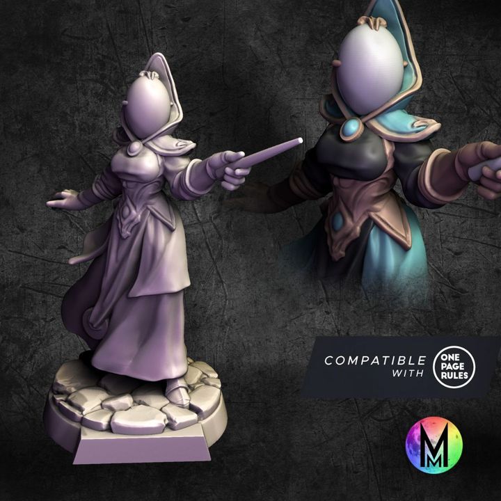 3D Printable Moonlight Minis March Release - The Crystal Vanguard Base ...